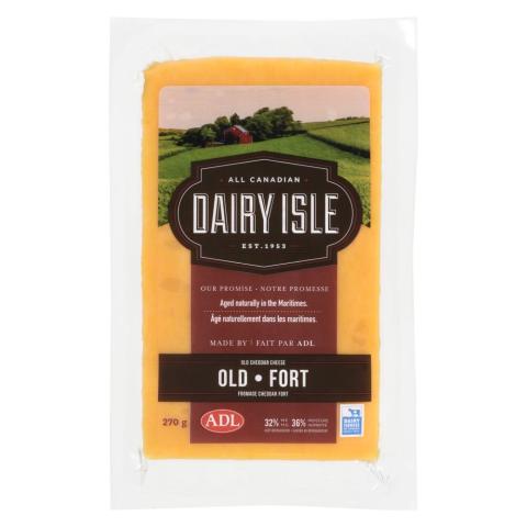 Dairy Isle Old Coloured Cheddar 270g | Canadian Goodness