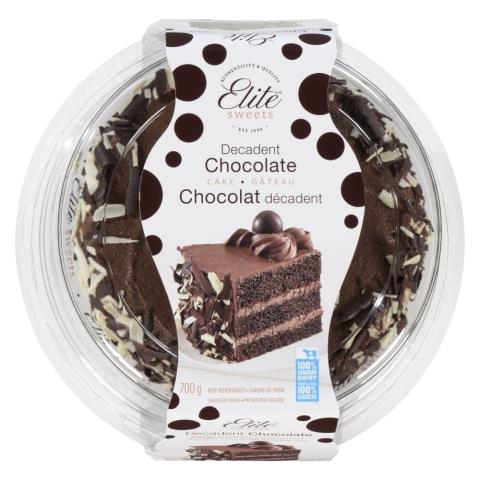 Elite Sweets Decadent Chocolate Cake 700g | Canadian Goodness