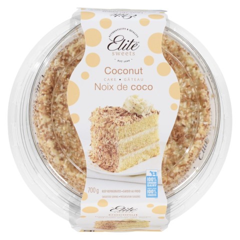 Elite Sweets Coconut Cake 700g | Canadian Goodness