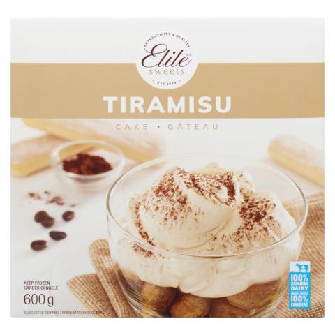 Elite Sweets Tiramisu Cake 600g | Canadian Goodness