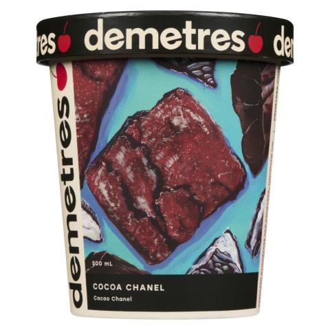 Demetres Cocoa Chanel Ice Cream 500ml | Canadian Goodness