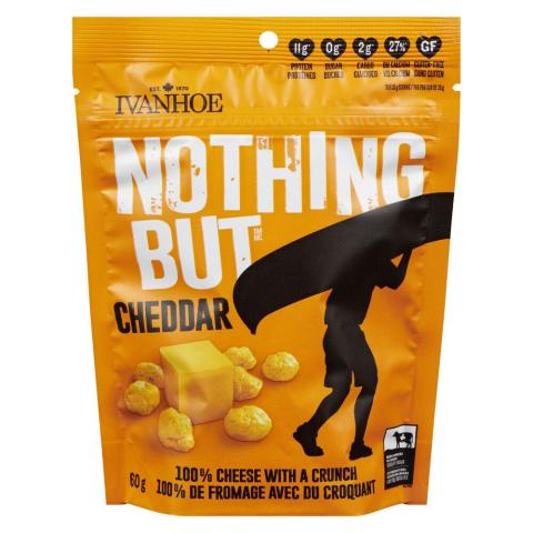 Ivanhoe Nothing But Cheddar 60g | Canadian Goodness