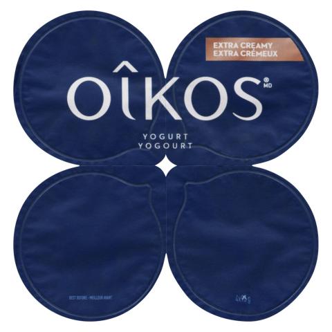 Oîkos Strawberry Cheesecake Yogurt 4x95g | Canadian Goodness