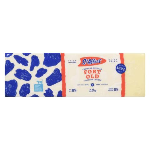 St-Albert Old White Cheddar 2.27kg | Canadian Goodness