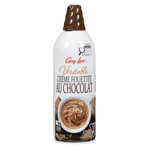 Gay Lea Whipped Cream Chocolate 225g | Canadian Goodness