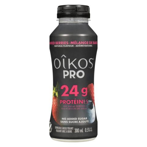 Oîkos Pro Mixed Berries Drinkable Greek Yogurt 0.5% M.F. 300ml ...