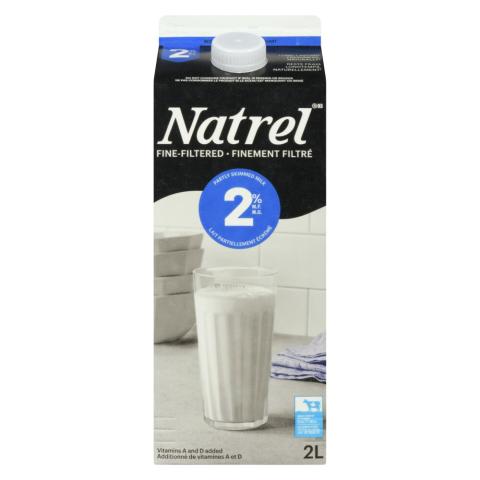 Natrel Fine-Filtered Partly Skimmed Milk 2% M.F. 2L | Canadian Goodness