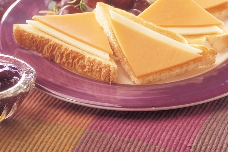 Double Cheese Toast Triangles | Canadian Goodness